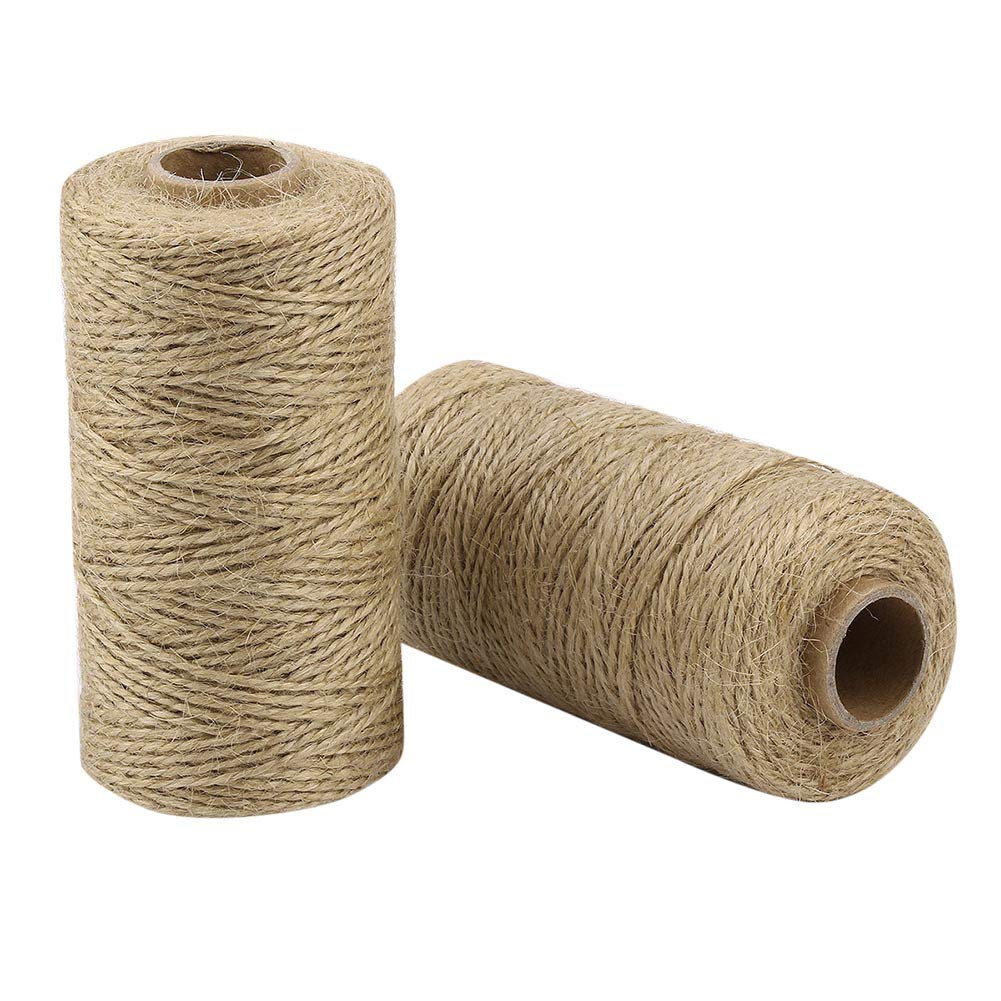 3mm x 200m Natural Jute Twine Natural Thick Brown Twine | RAINBOW COLOURS