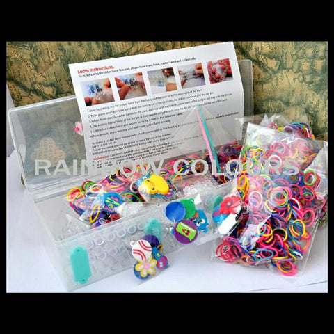 Rainbow Loom Container Kit | RAINBOW COLOURS